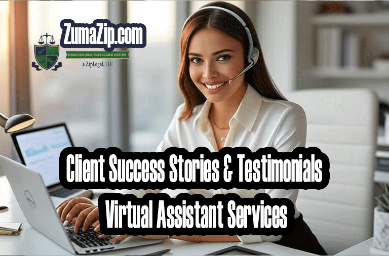 Client Success Stories & Testimonials | ZumaZip.com Virtual Assistant ...